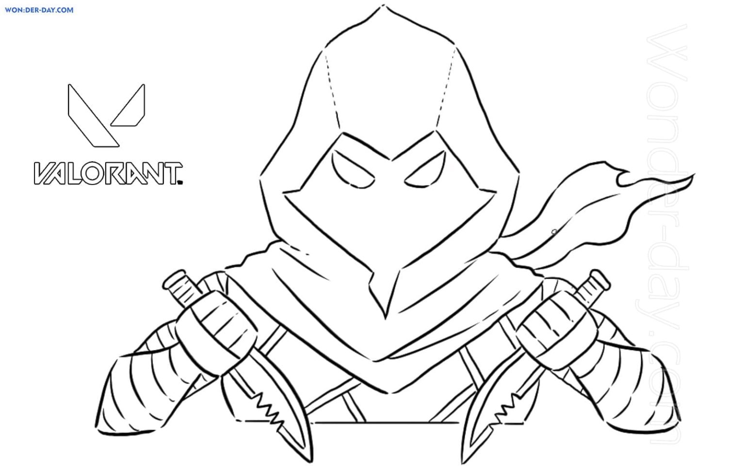 Valorant coloring pages - Free coloring pages | WONDER DAY — Coloring ...