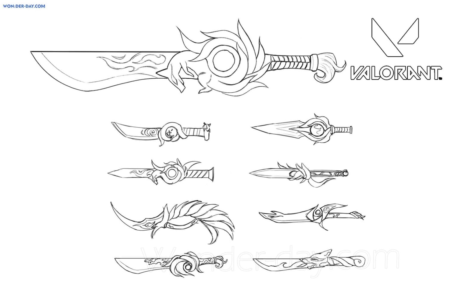 Valorant coloring pages - Free coloring pages | WONDER DAY — Coloring ...