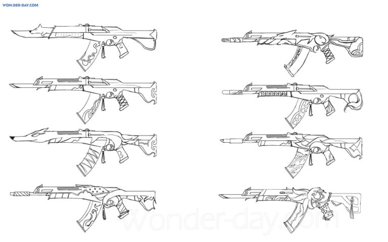 Valorant coloring pages - Free coloring pages | WONDER DAY — Coloring ...