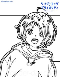 Wonder Egg Priority coloring pages | WONDER DAY — Coloring pages for ...