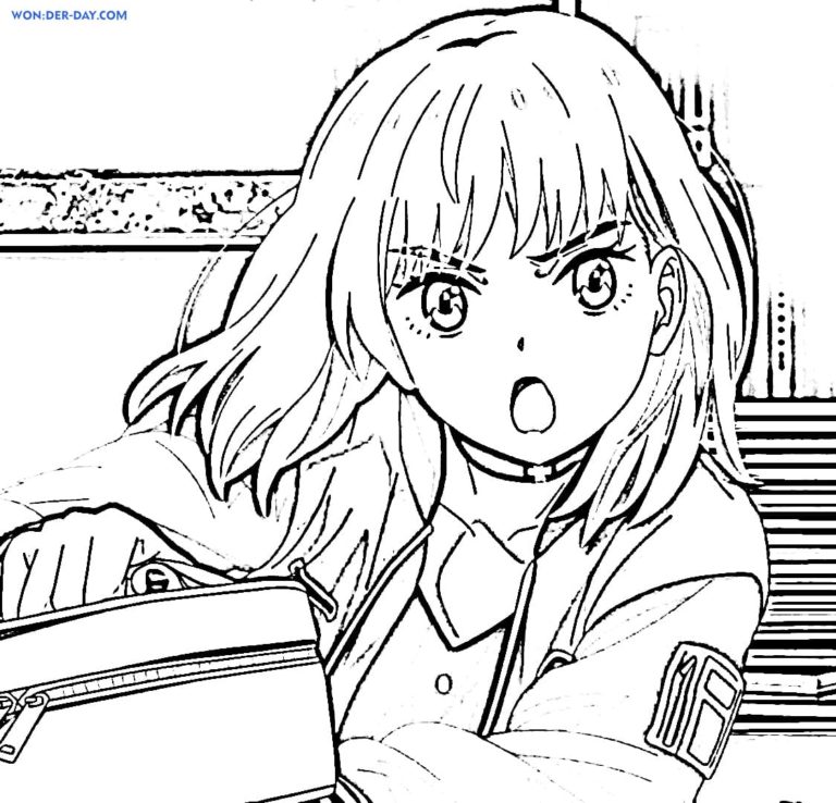 Wonder Egg Priority coloring pages | WONDER DAY — Coloring pages for ...