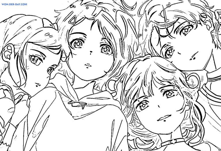 Wonder Egg Priority coloring pages | WONDER DAY — Coloring pages for ...