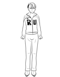 Yuri On Ice Coloring Pages - Printable coloring pages