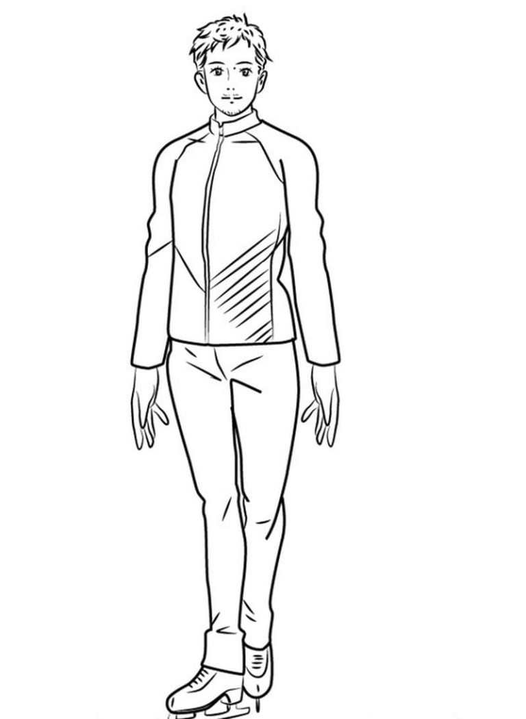 Yuri On Ice Coloring Pages - Printable coloring pages