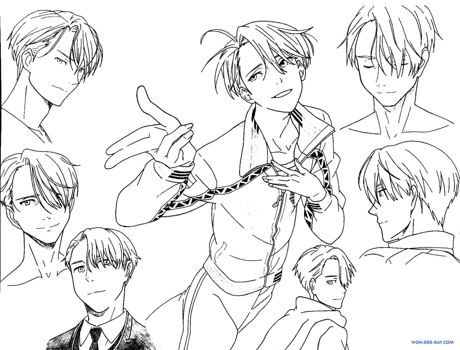 Yuri On Ice Coloring Pages - Printable coloring pages