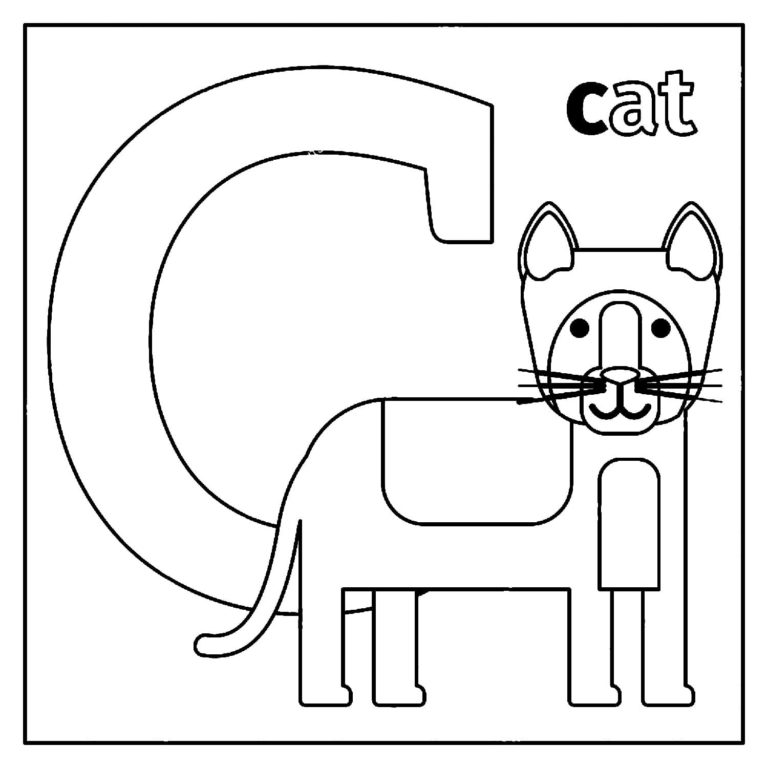 Animal Alphabet Letters Coloring Pages | Free printable coloring pages