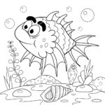 Раскраски Ракушка | Распечатать бесплатно в формате А4