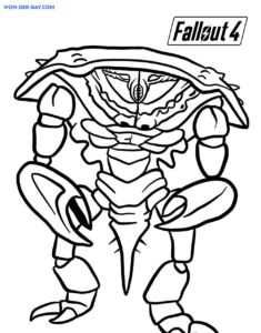 Fallout 4 coloring pages | Best printable coloring pages