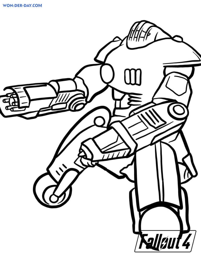 Fallout 4 coloring pages | Best printable coloring pages