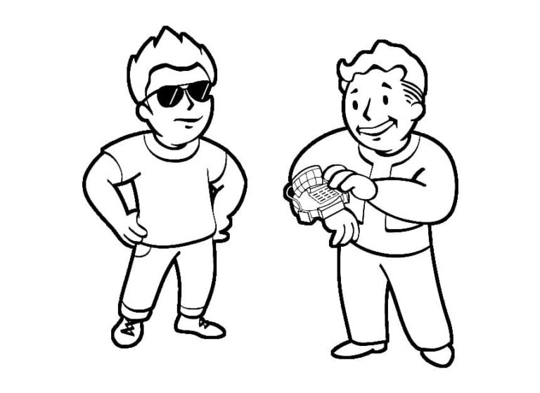 Fallout 4 coloring pages | Best printable coloring pages