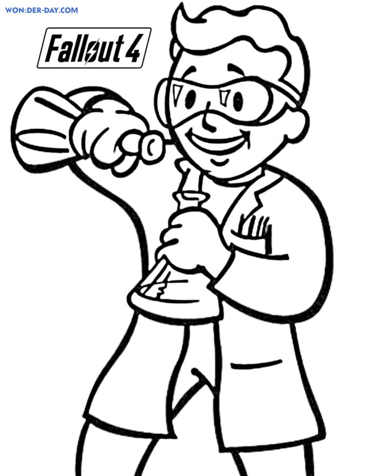 Fallout 4 coloring pages | Best printable coloring pages