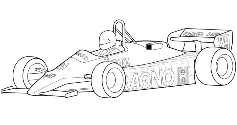 Formula 1 coloring pages | Free Printable coloring pages