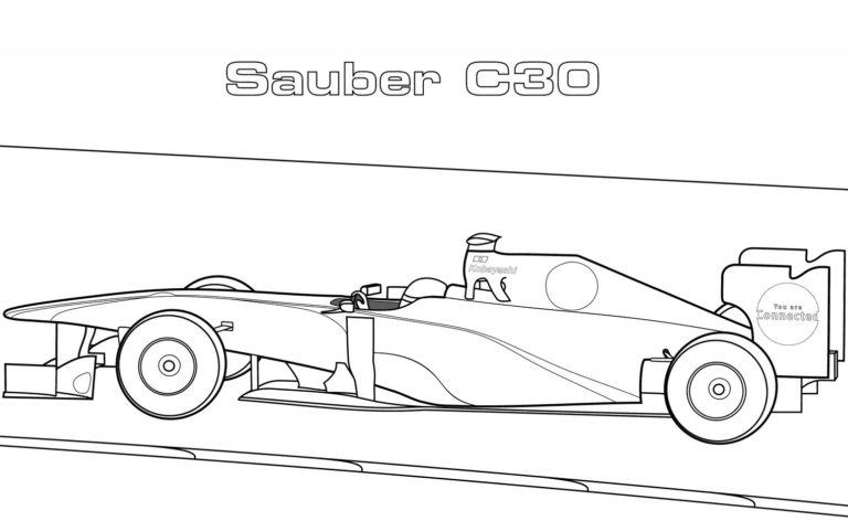 Formula 1 coloring pages | Free Printable coloring pages