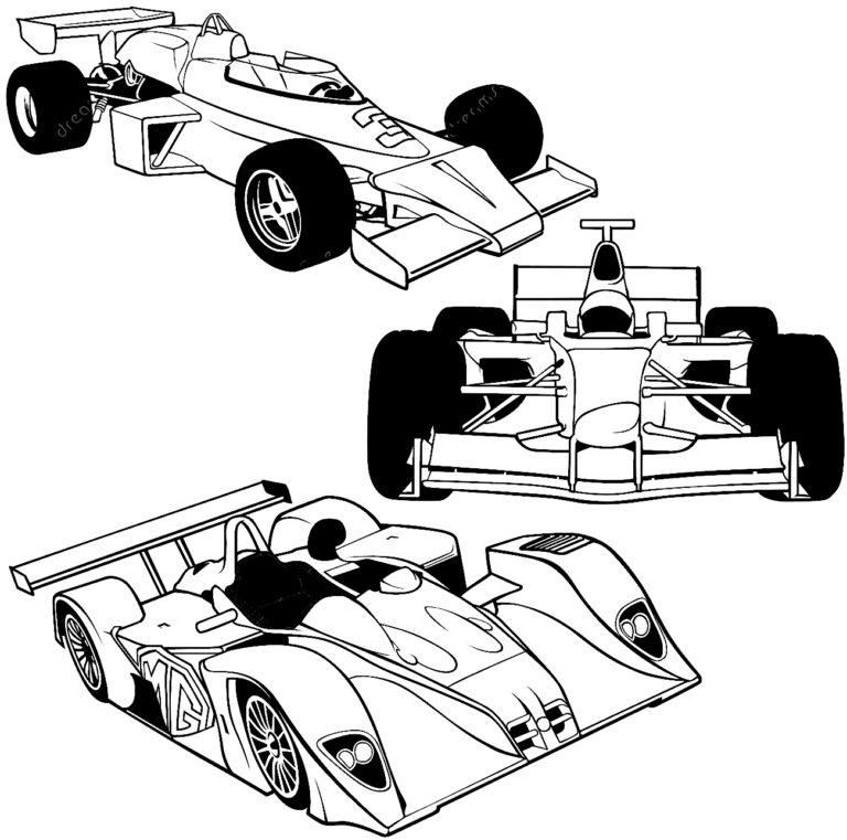 Formula 1 coloring pages | Free Printable coloring pages