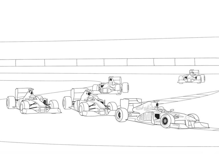 Formula 1 coloring pages | Free Printable coloring pages