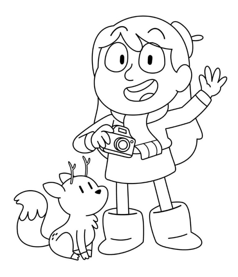 Hilda Coloring Pages - Printable coloring pages | WONDER DAY — Coloring ...