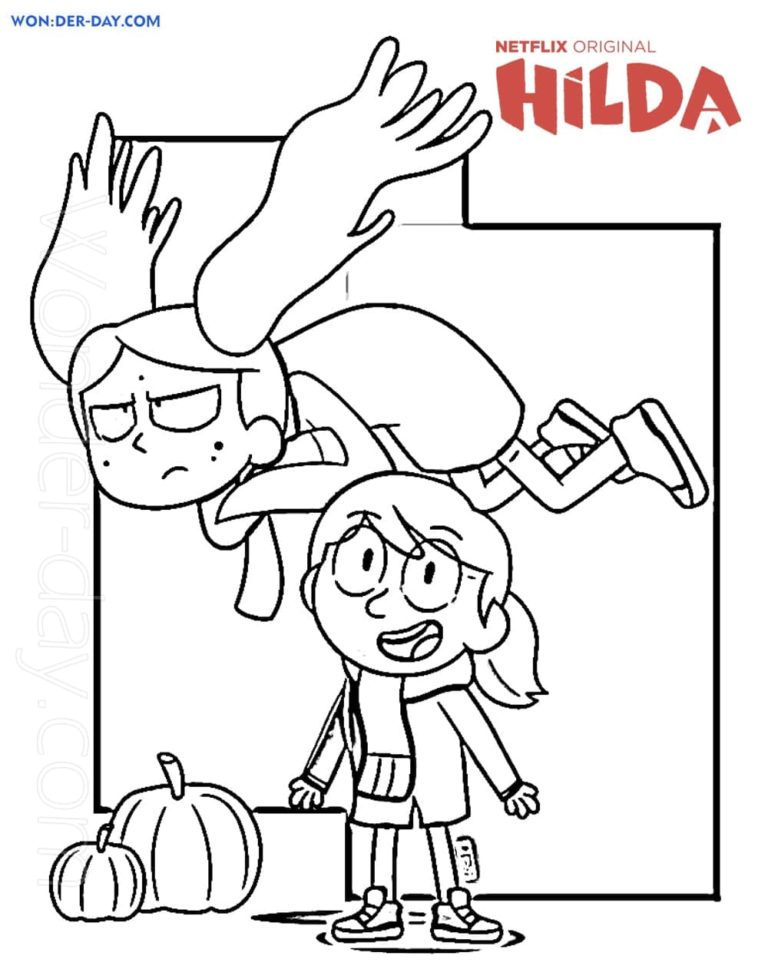 Hilda Coloring Pages - Printable coloring pages | WONDER DAY — Coloring ...