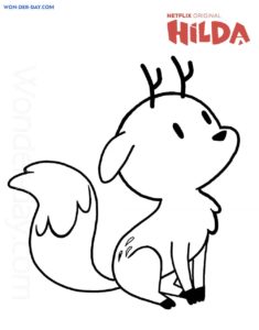 Hilda Coloring Pages - Printable coloring pages | WONDER DAY — Coloring ...