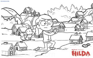 Hilda Coloring Pages - Printable coloring pages | WONDER DAY — Coloring ...