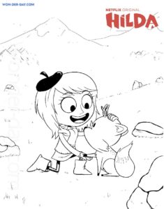 Hilda Coloring Pages - Printable coloring pages | WONDER DAY — Coloring ...