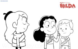 Hilda Coloring Pages - Printable coloring pages | WONDER DAY — Coloring ...