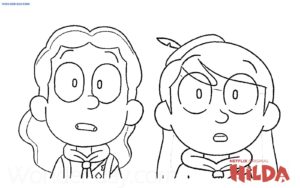 Hilda Coloring Pages - Printable coloring pages | WONDER DAY — Coloring ...