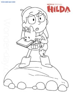 Hilda Coloring Pages - Printable coloring pages | WONDER DAY — Coloring ...
