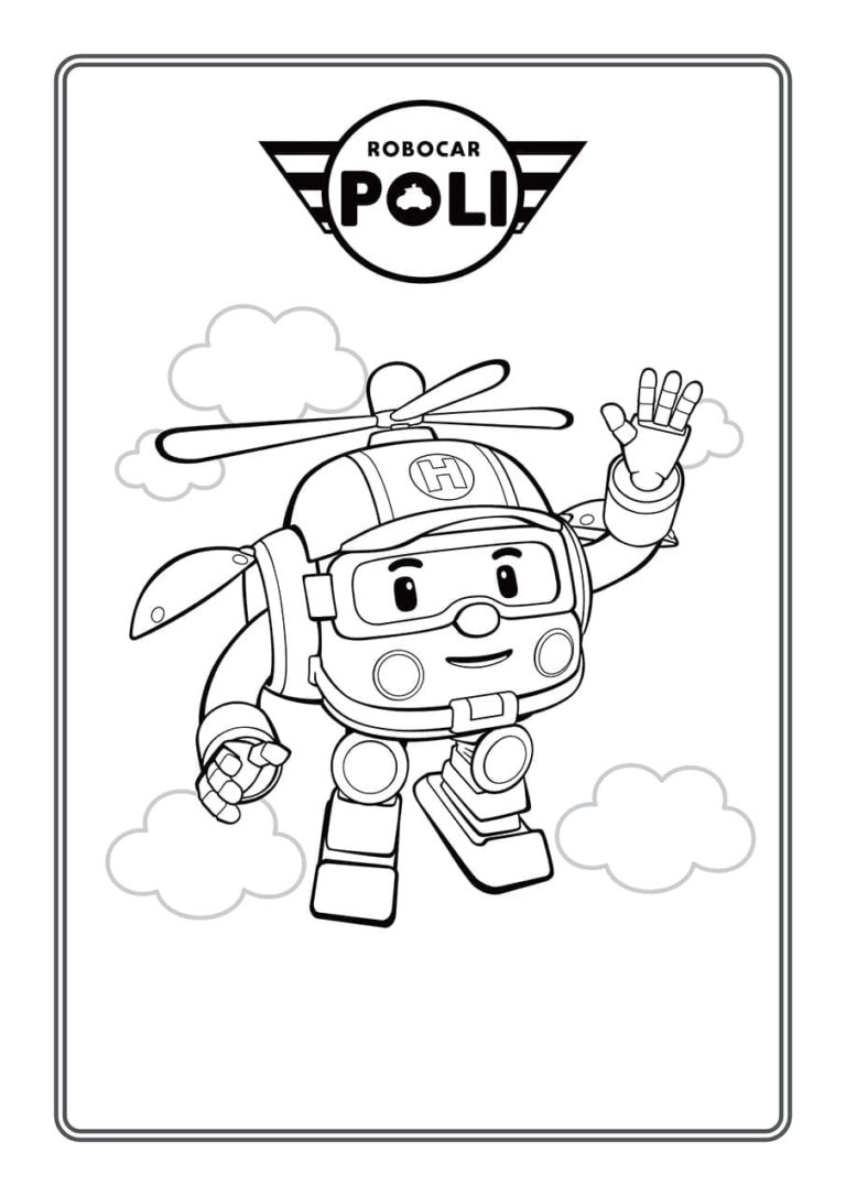 Robocar Poli coloring pages | Coloring pages for Kids