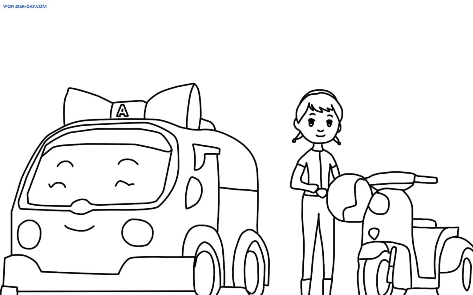 Robocar Poli coloring pages | Coloring pages for Kids