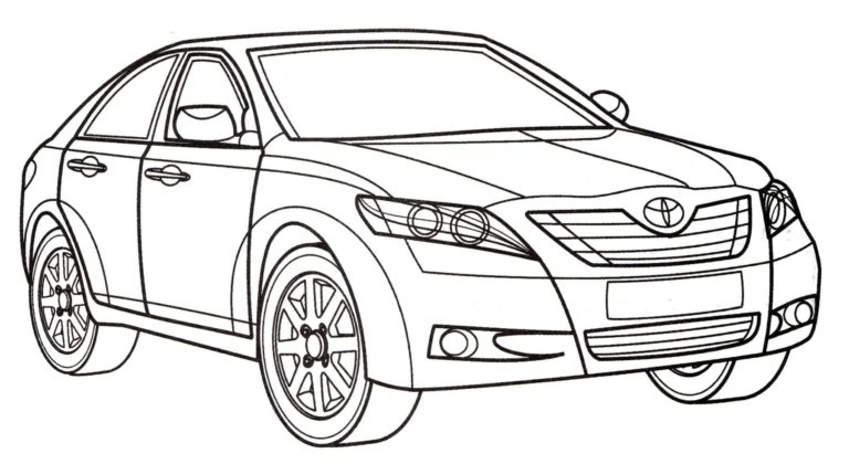 Toyota Coloring Pages | Printable coloring pages for Kids