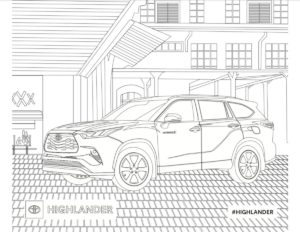 Toyota Coloring Pages | Printable coloring pages for Kids