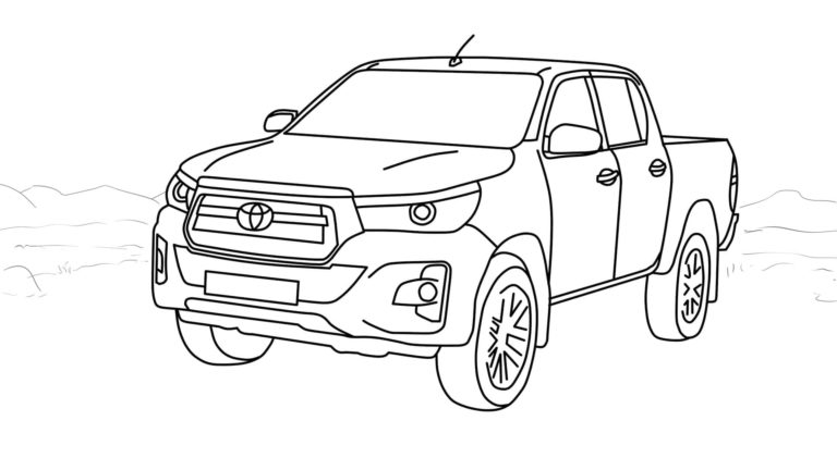 Toyota Coloring Pages | Printable coloring pages for Kids