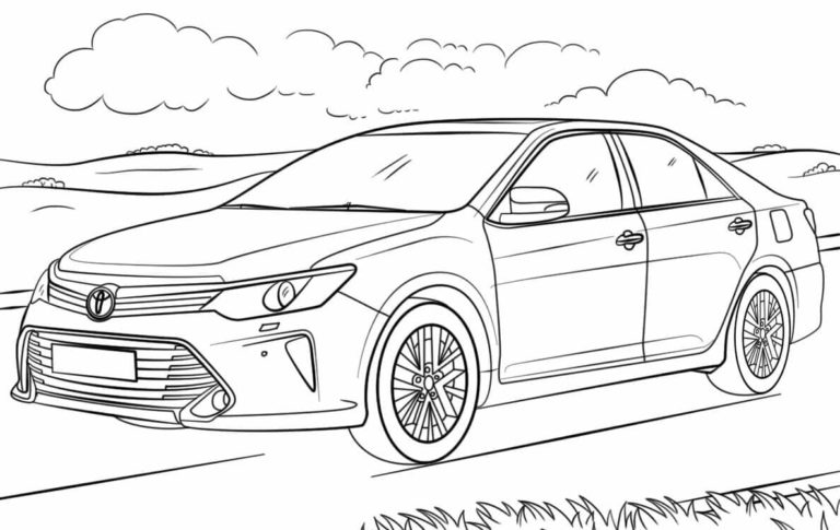 Toyota Coloring Pages | Printable coloring pages for Kids