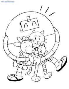 Dog Man Coloring Pages | Free Coloring Pages