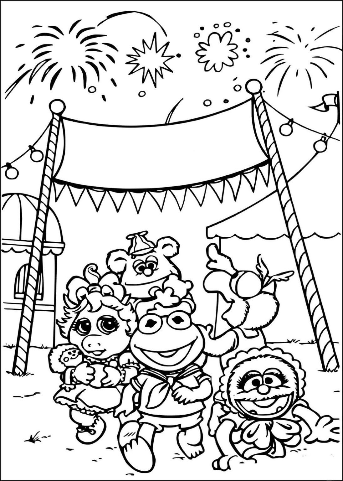 Muppet Babies Coloring Pages | Free Coloring Pages