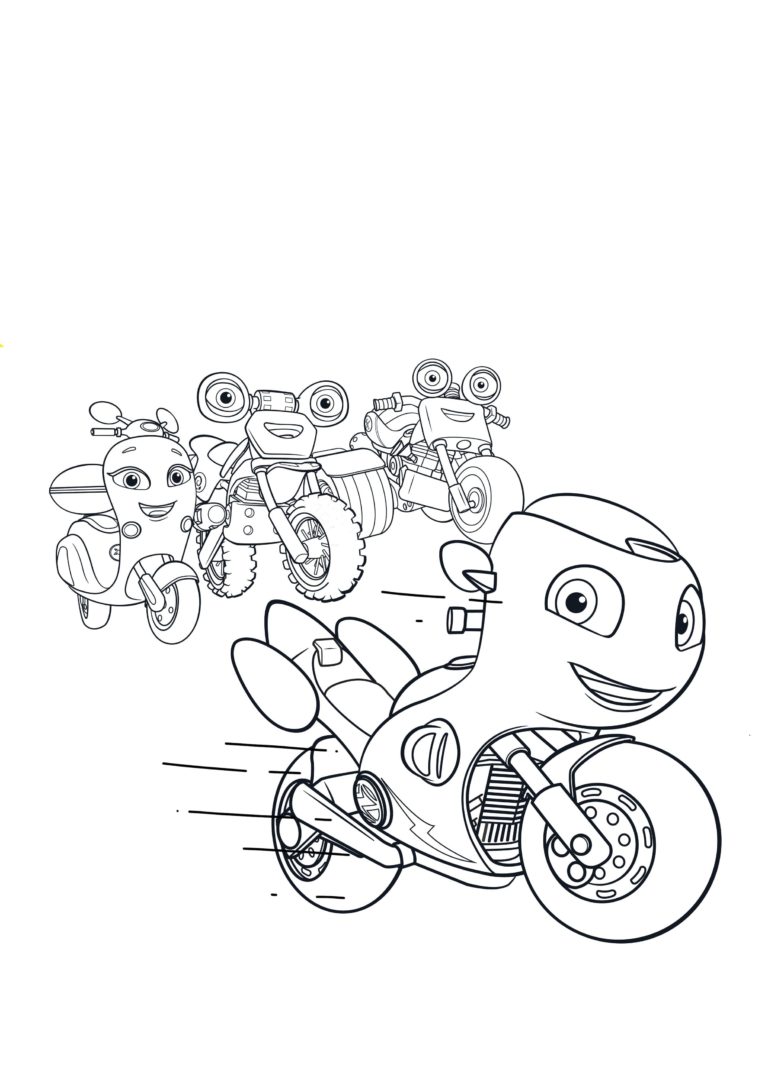Ricky Zoom Coloring Pages | Coloring Pages for Kids