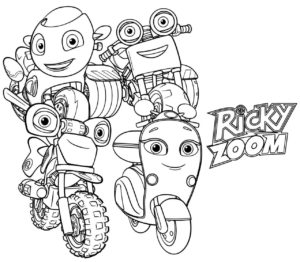 Ricky Zoom Coloring Pages | Coloring Pages for Kids
