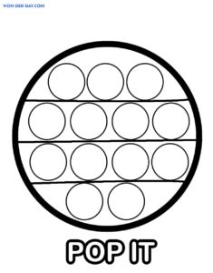 Simple Dimple and Pop It Coloring Pages | Free coloring pages