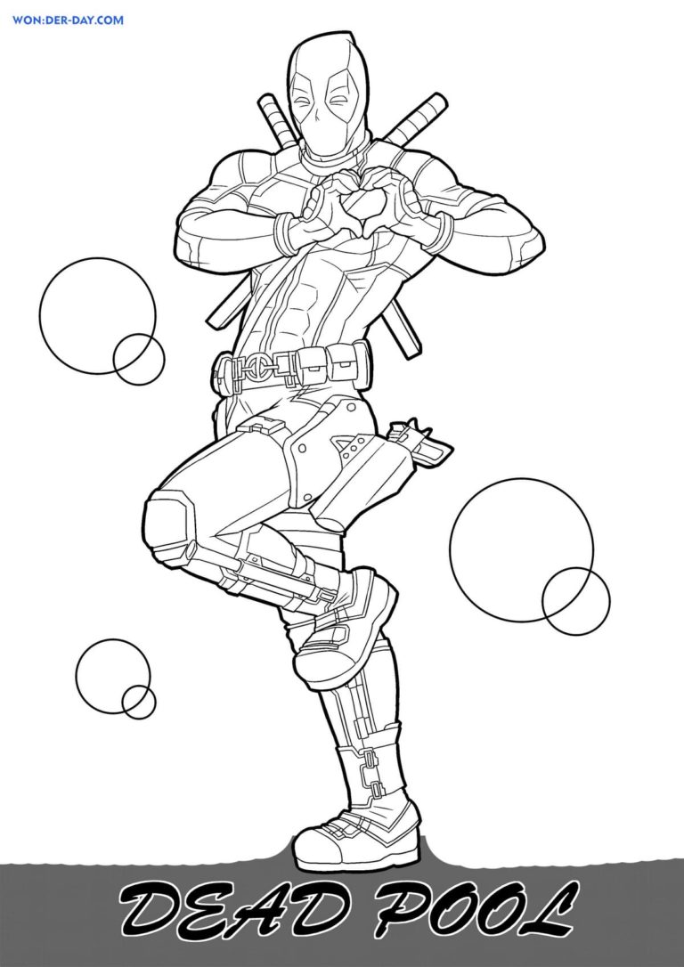 Deadpool Coloring Pages | 90 Printable Coloring Pages