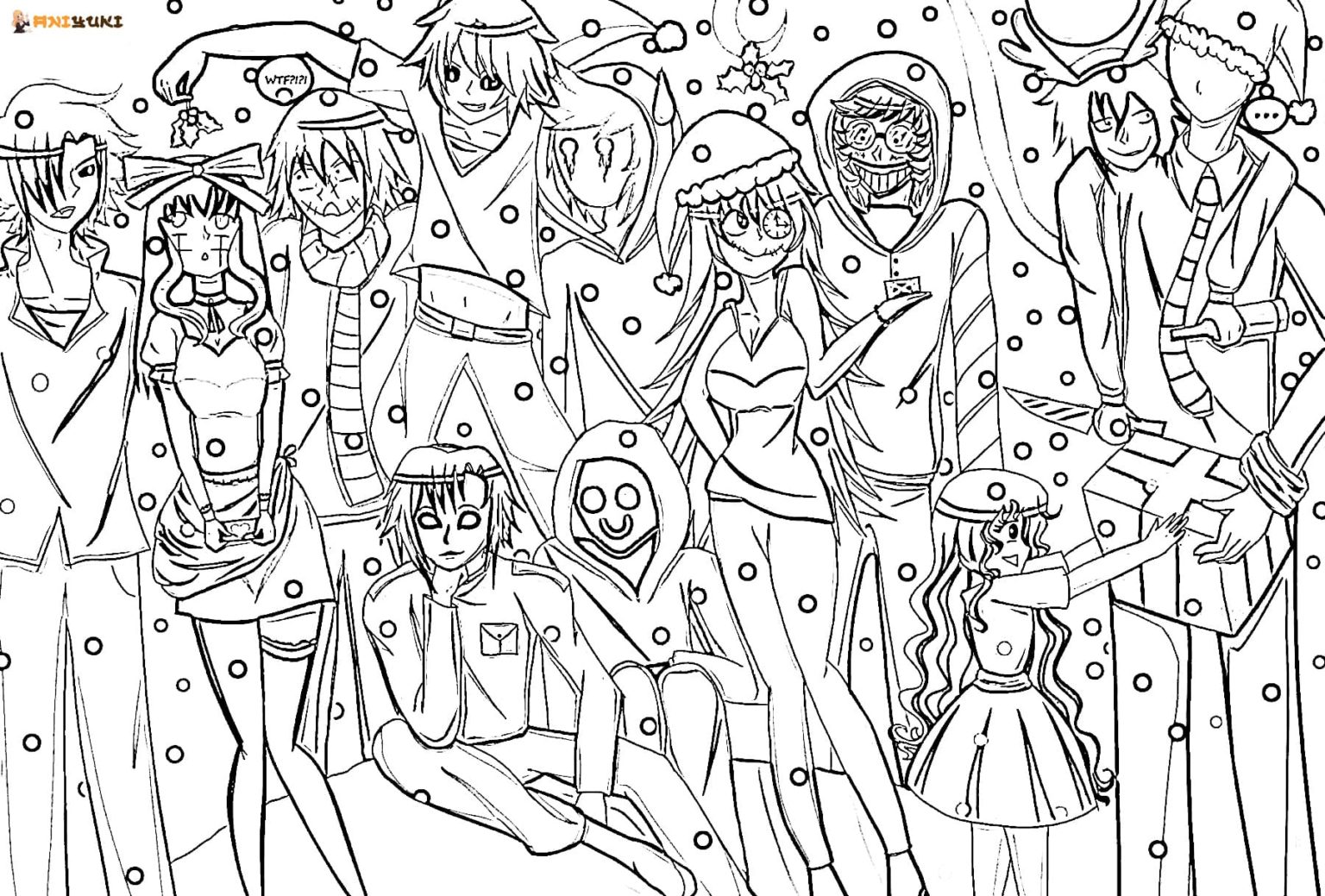 Creepypasta Coloring Pages | Free Coloring Pages