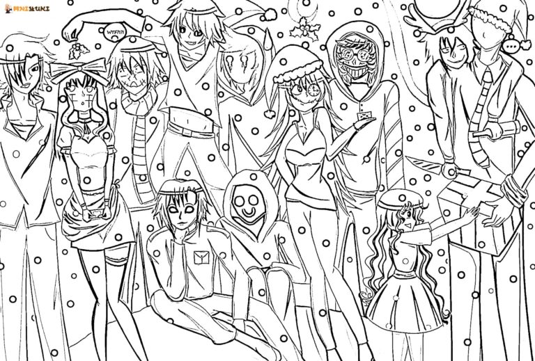 Creepypasta Coloring Pages | Free Coloring Pages