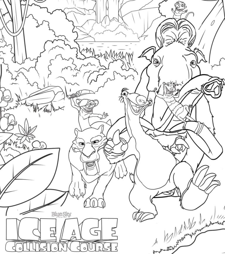 Ice Age Coloring Pages | 90 Printable Coloring Pages