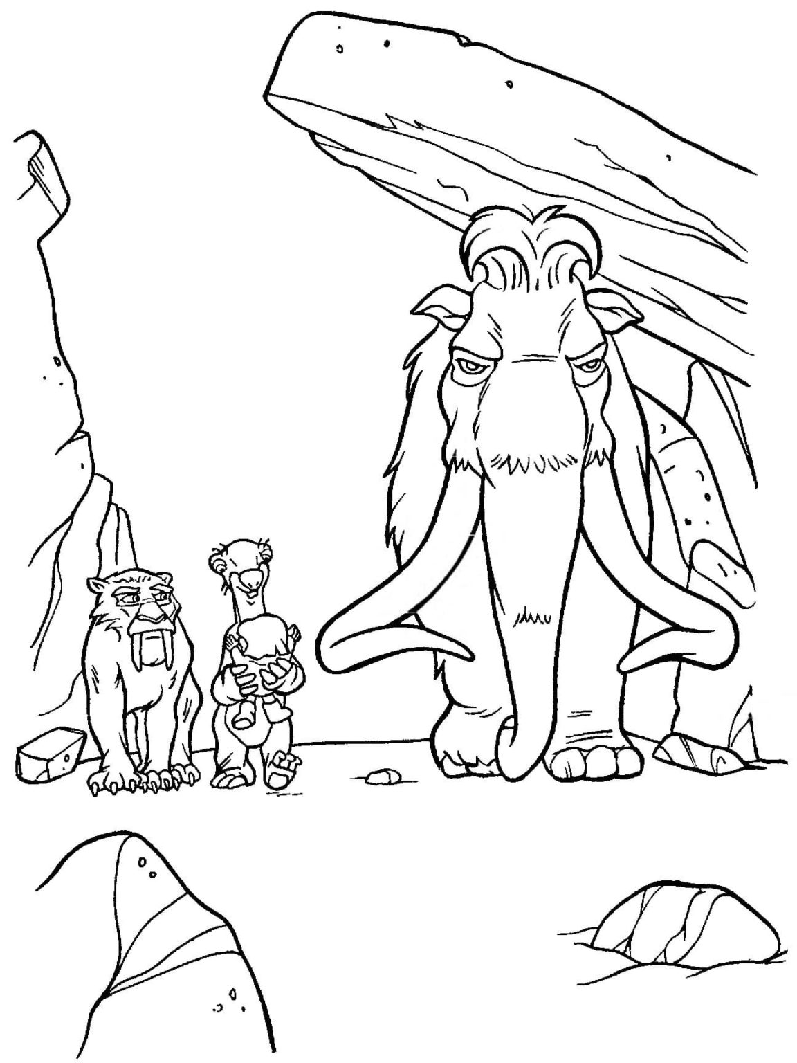 Ice Age Coloring Pages | 90 Printable Coloring Pages