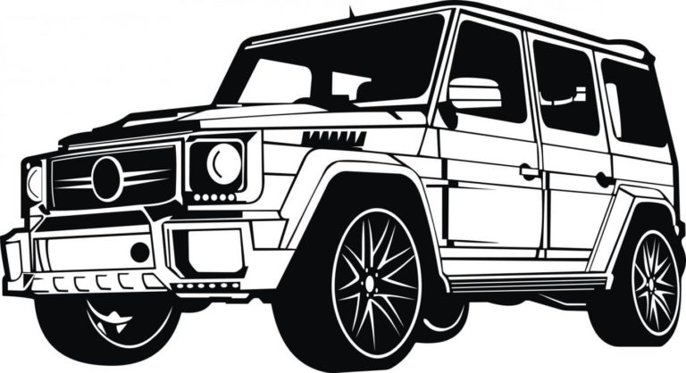 Mercedes G Class coloring pages | Coloring Pages for Boys