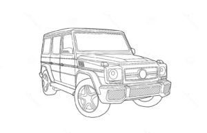 Mercedes G Class coloring pages | Coloring Pages for Boys