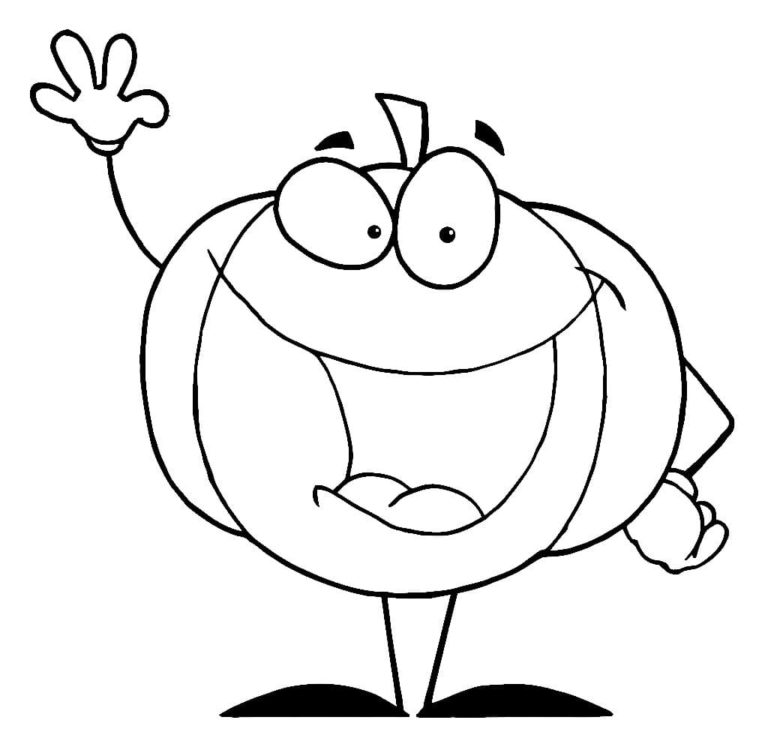 Раскраски Тыква 90 Картинок для раскрашивания