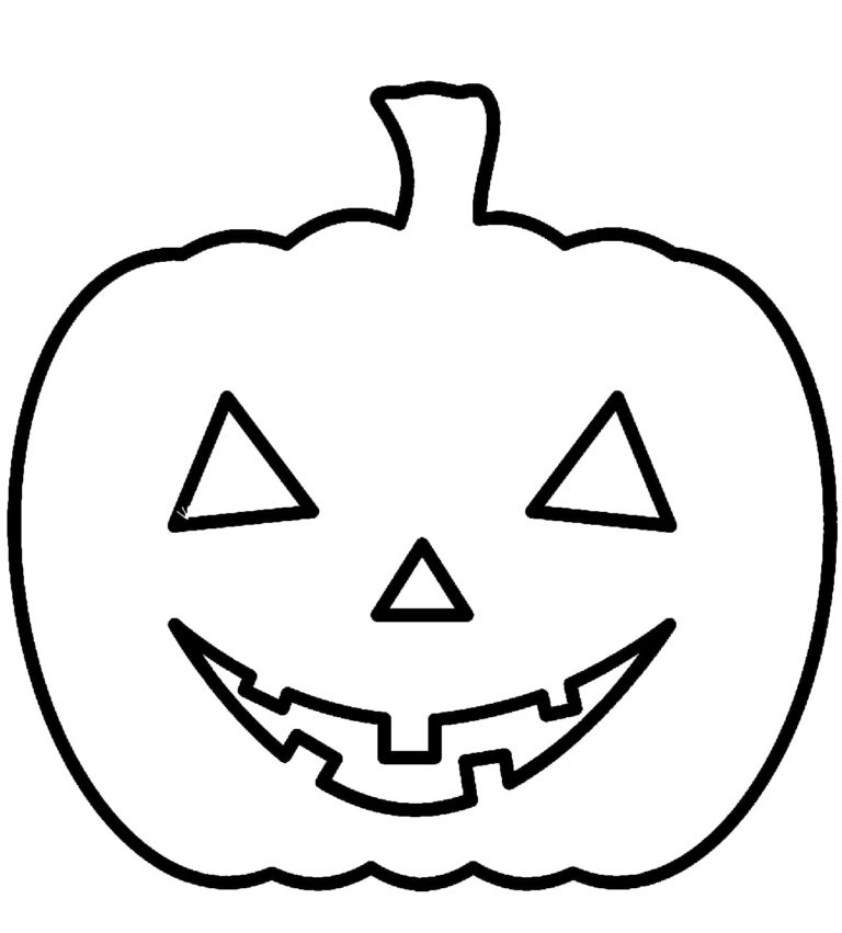 Раскраски Тыква 90 Картинок для раскрашивания