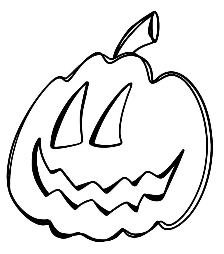 Раскраски Тыква 90 Картинок для раскрашивания