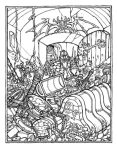 Dungeons & Dragons coloring pages | Free D&D coloring pages