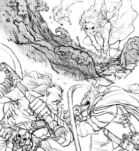 Dungeons & Dragons coloring pages | Free D&D coloring pages